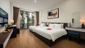 Quarto Triplo Executivo, varanda, Vista para a cidade | Vista para a cidade