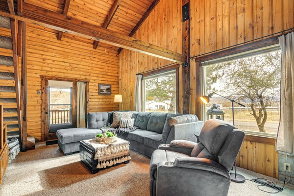 Mtn-view Cabin W/ Horse Pasture In Koosharem - Utah