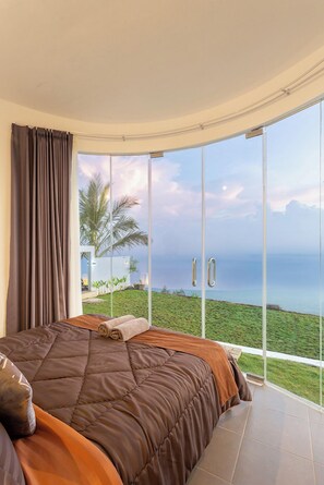 Quarto Duplo Deluxe, vista para o mar | Quartos insonorizados, Wi-fi grátis, roupa de cama fornecida