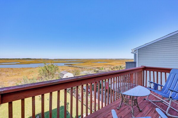 Walk To Beach: Duplex In North Topsail Beach! - Sneads Ferry, NC