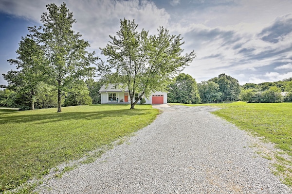 'Sunset Haven' Excelsior Springs Home On 3 Acres! - Watkins Woolen Mill State Park and State Historic Site, Lawson