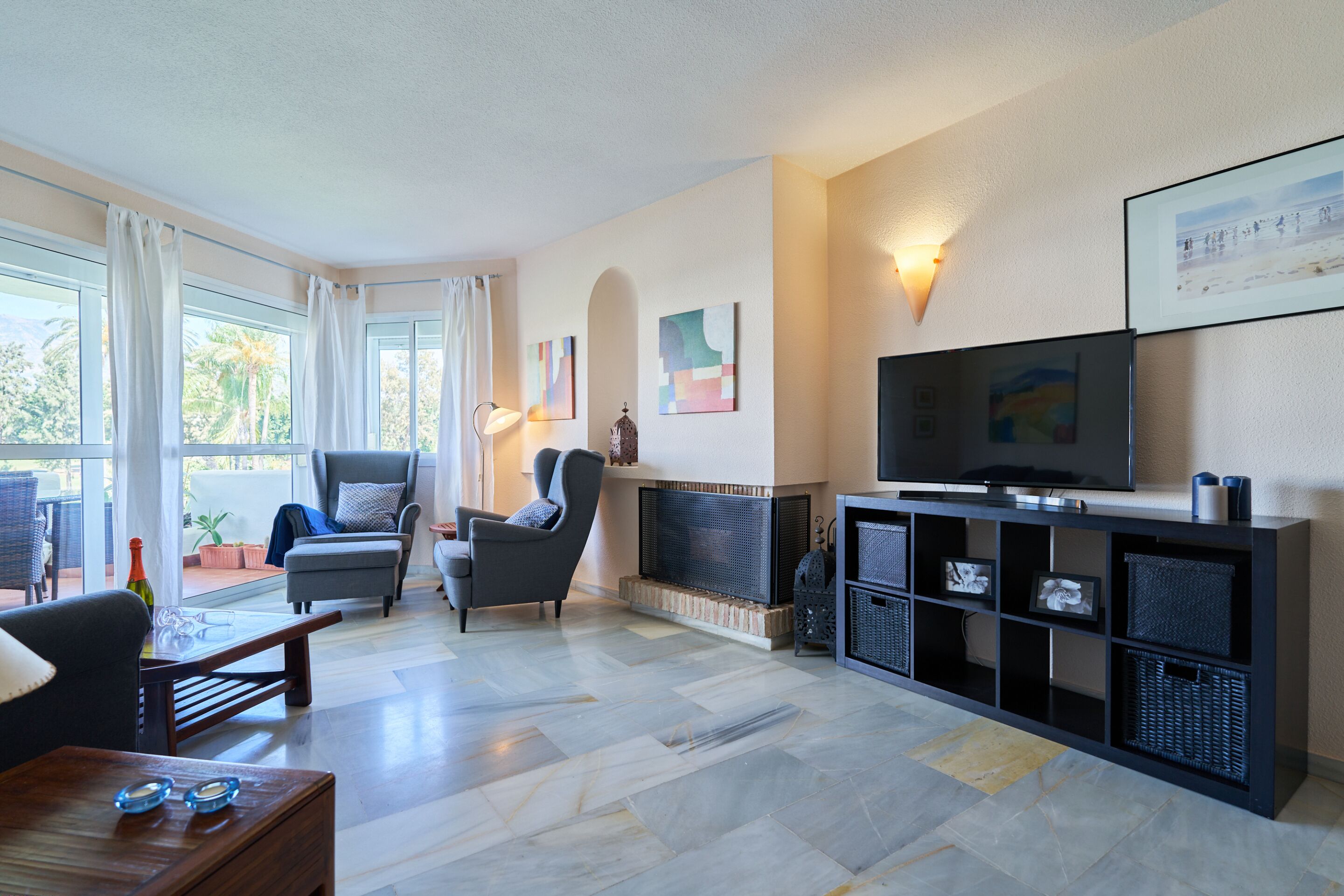 Appartamento-bagno In Camera-vista Giardino - Mijas