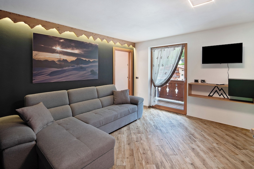 Appartement "Badia" Avec Vue Sur Les Montagnes, Terrasse Partagée Et Wi-fi - Val di Fassa