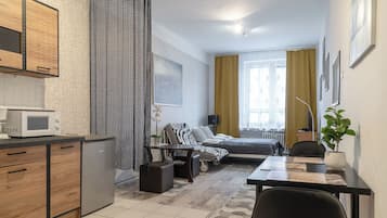 Estúdio econômico, vista para a cidade | Ferros/tábuas de passar roupa, Wi-Fi de cortesia