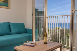 Apartamento, vista para o mar | Vista do quarto