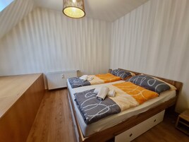 Apartamento | 1 quarto, roupa de cama fornecida 