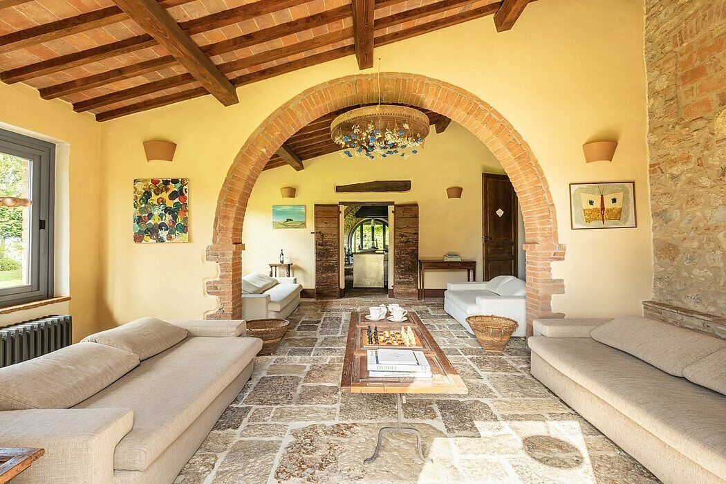 Villa Bravio: Una Caratteristica E Accogliente Villa Su Due Piani Fatta In Pietra. - Montepulciano