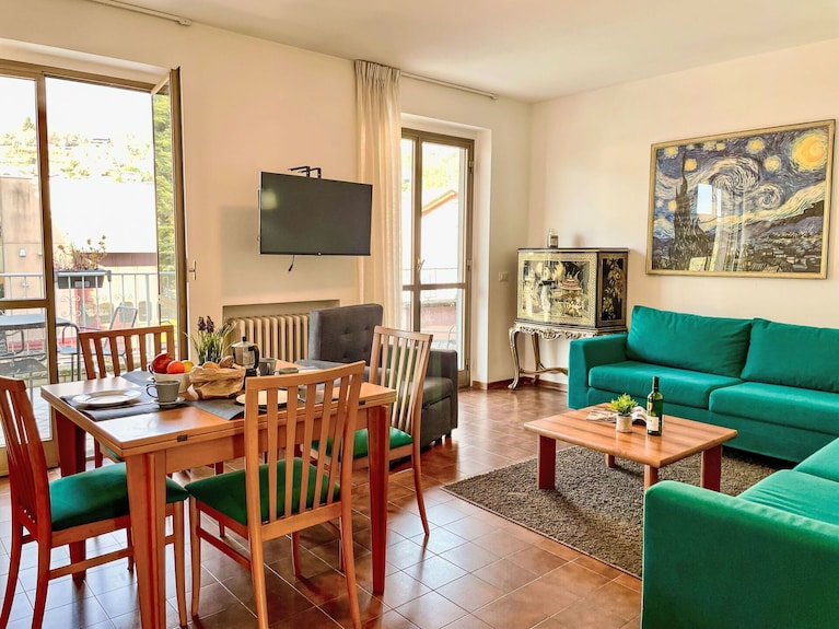 Agréable Appartement Avec Wifi, Climatisation, Tv, Terrasse, Animaux Admis Et Vue Panoramique - Domaso