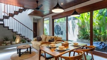 Villa, junto à piscina | Sala de estar