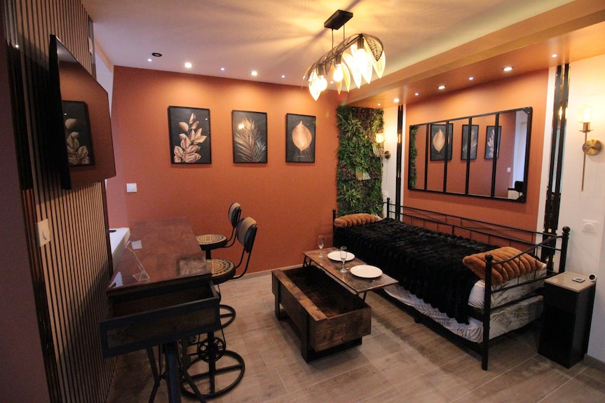 Luxury Suite: Land 800m²/terrace/barbecue/private Parking Video Surveillance - Lorena