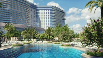 3 piscinas exteriores