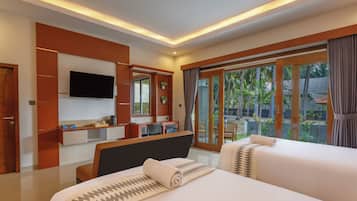 Quarto Superior, 2 camas individuais | Secretária, Wi-fi grátis