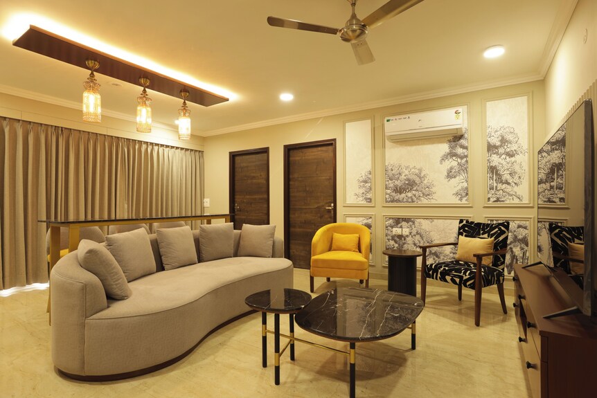 Luxurious 3bhk Apartment With Balcony, City View & Modern Amenities - 齋浦爾