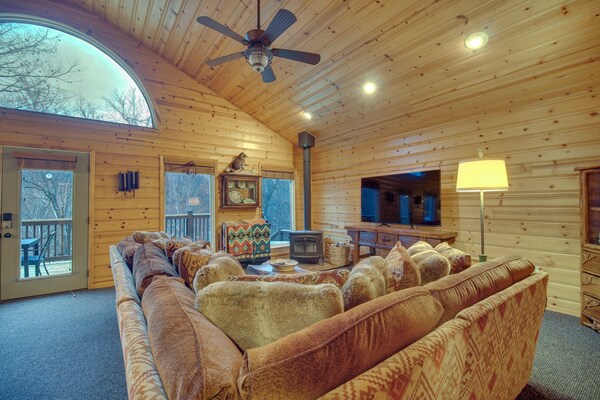 Boat Dock & Deck: Waterfront Cabin On Grand Lake - Disney, OK