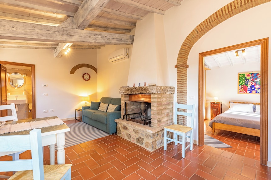 Apartment 'Casamoira' With Private Terrace, Wi-fi And Air Conditioning - Montepulciano