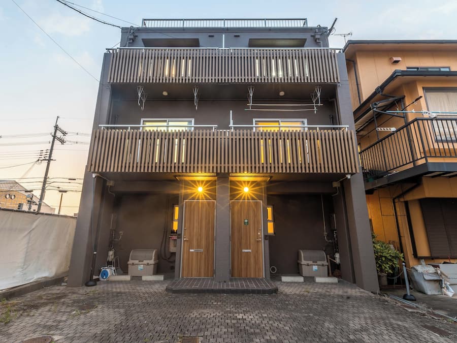 Entrada do alojamento