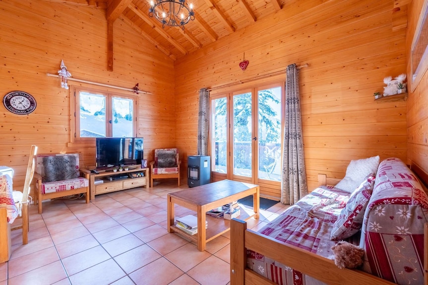 Chenillette : Superbe Chalet Avec Vue Imprenable - La Clusaz