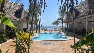 Piscina interior, piscina exterior
