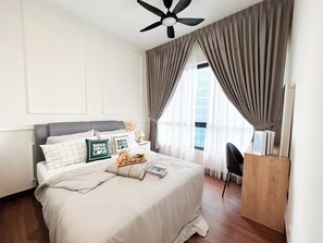 Apartamento, 3 quartos | 3 quartos, ferros/tábuas de passar roupa