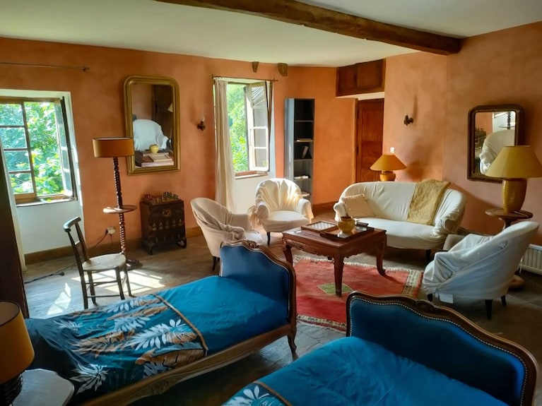 Beautiful Old House With Large Terrace And View Of The Ariege Pyrenees - Saint-Girons