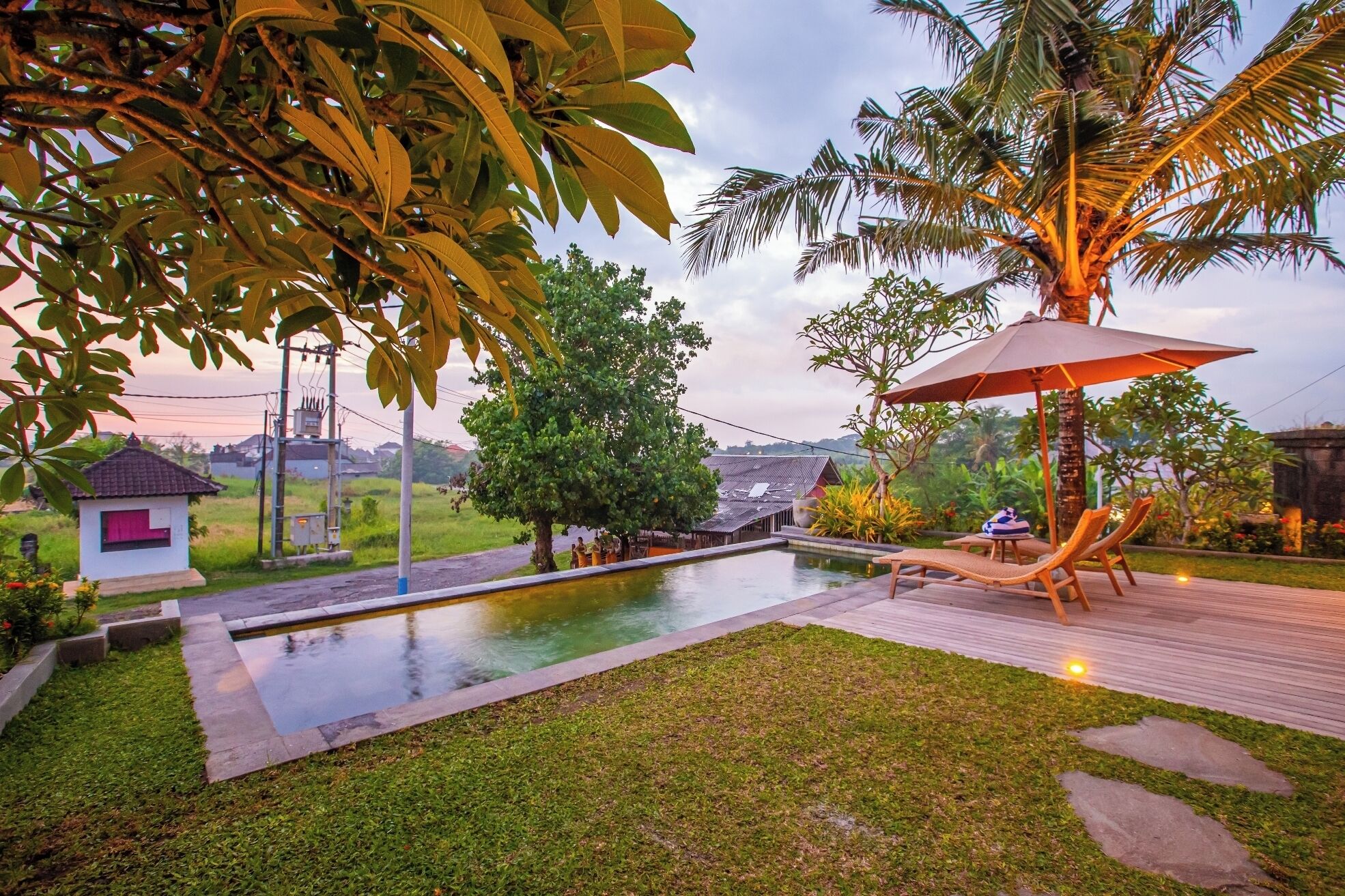 Vila luxo, 1 quarto, vista para o oceano | Terraço/pátio