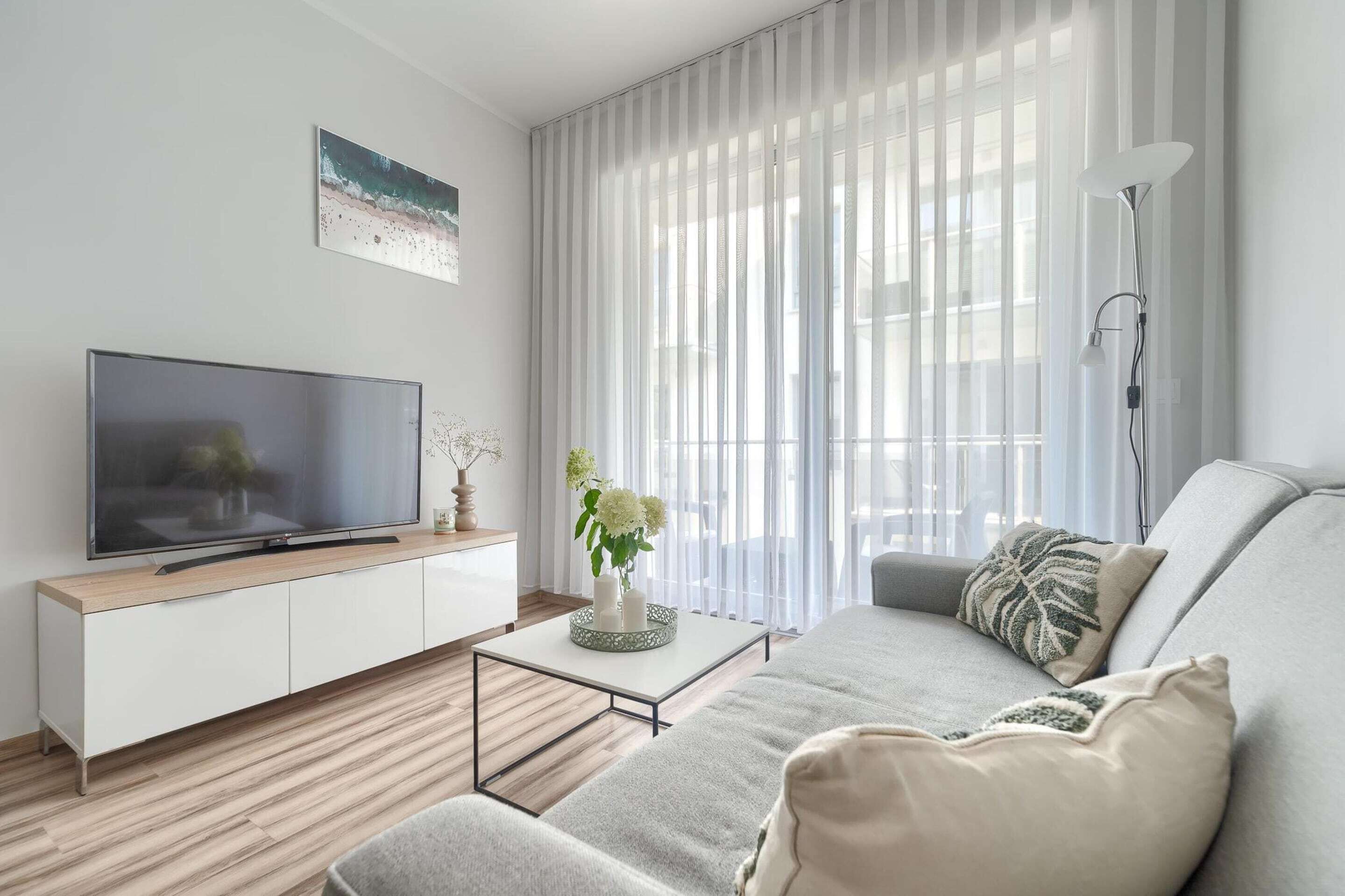 Apartamento Deluxe, 2 quartos | Sala