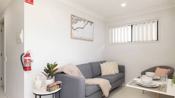Apartamento Superior, 1 cama queen-size, não fumadores, cozinha | Sala de estar