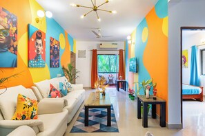 Apartamento | Sala de estar | Televisor LED de 42 polegadas com canais digitais 