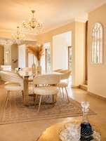 Casa, 6 quartos, acessível, para fumantes | Sala de jantar