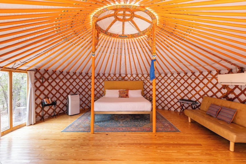 Secluded, Romantic Yurt W/hot Tub At The Yurtopian - "Lena" - Canyon Lake, TX