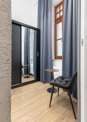 Apartamento Cidade | 1 quarto, ferro/tábua de engomar, Wi-fi grátis, roupa de cama fornecida