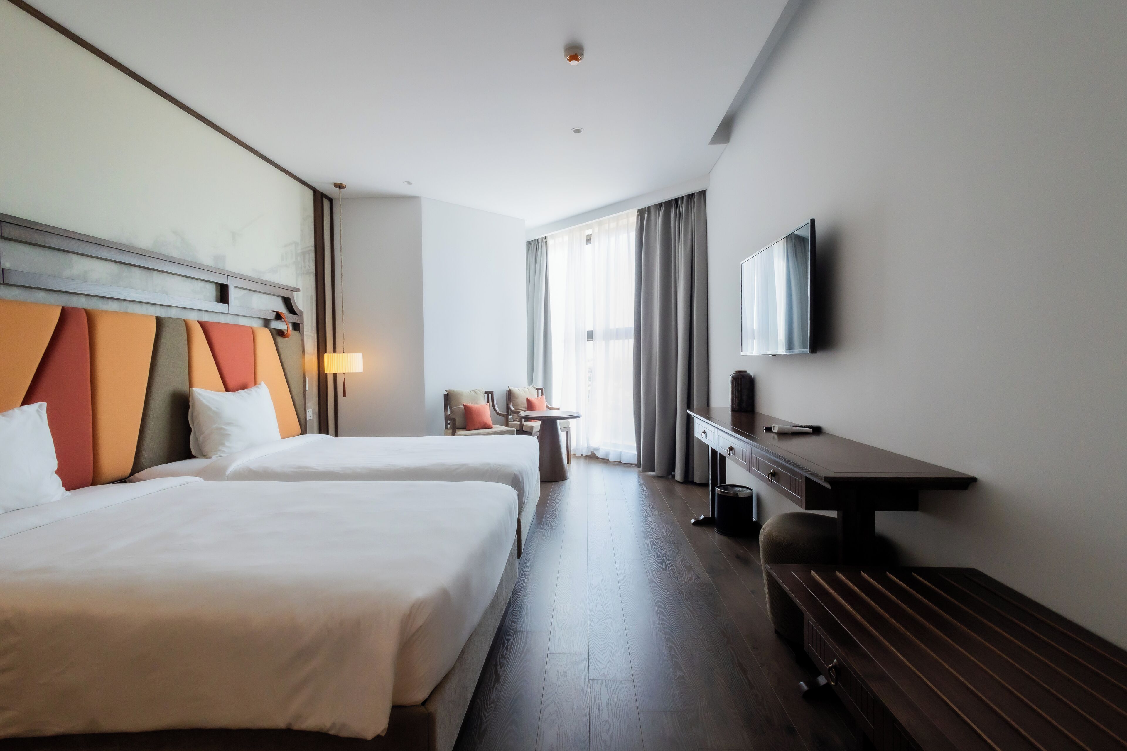 Quarto executivo, 1 quarto, vista parcial para o oceano, de frente para o mar | Vista do quarto