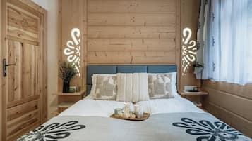 Apartamento Comfort, vista para a montanha | 2 quartos, quartos insonorizados, ferro/tábua de engomar, Wi-fi grátis