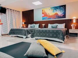 Quarto família | Edredons de pluma, individualmente decorados, individualmente mobiliados