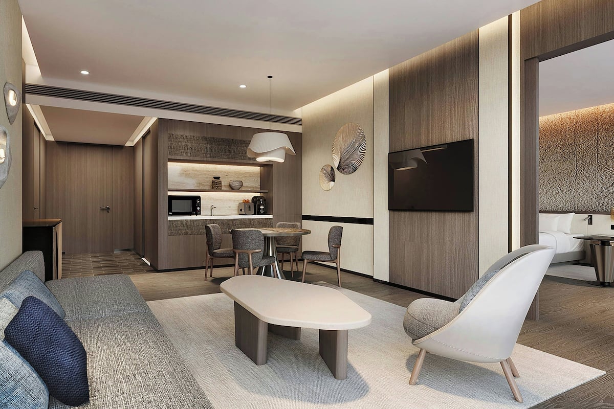 Suíte, 1 cama King, para não fumantes, vista para o oceano (Balcony) | Individualmente decorados, individualmente mobiliados, escrivaninha