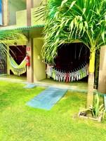 Quarto duplo standard, acessível para pessoas com deficiência física, vista para o jardim | Vista do quarto