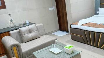 Quarto Duplo Deluxe, varanda | Quartos insonorizados