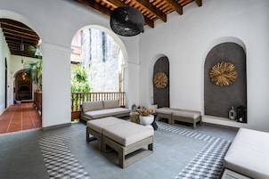 Sala de estar do lobby