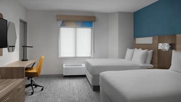 Roupas de cama antialérgicas, individualmente mobiliados, escrivaninha