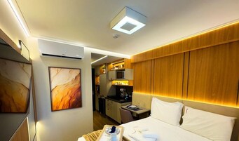 Apartamento Básico | Roupa de cama fornecida 