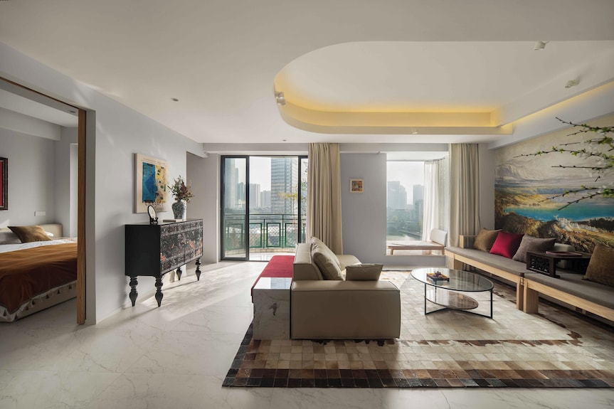 L&a 觀亭 13 Suit Taikoo Li/the Bridge River View Cozy 1 Bedroom Suit In Cheng Du - Chengdu