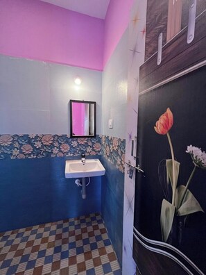 Quarto Deluxe, vista para a montanha | Casa de banho