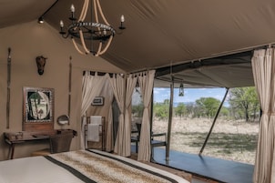 Tenda de Luxo, vista para o parque | Vista do quarto