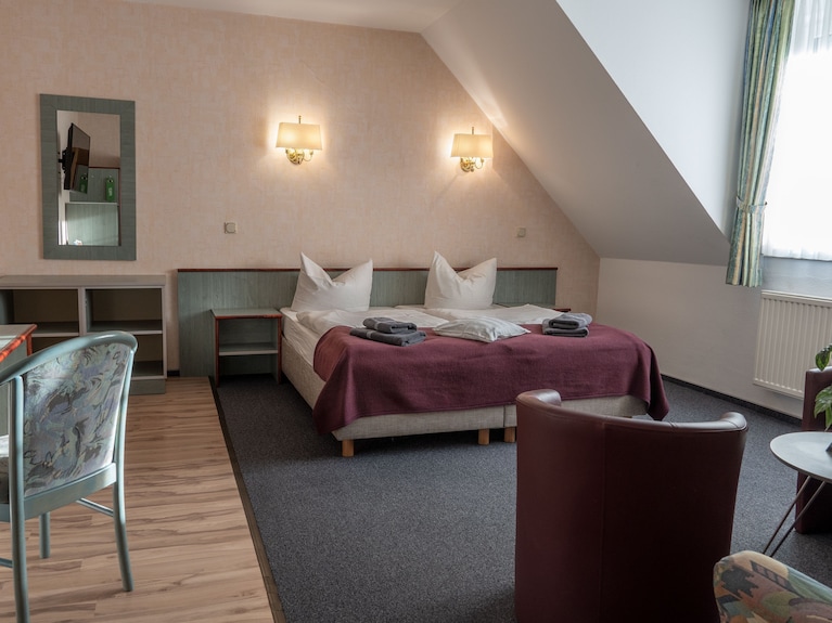Hotel Am Werl - Double Room, Shower/wc, 20 M² - Storkow