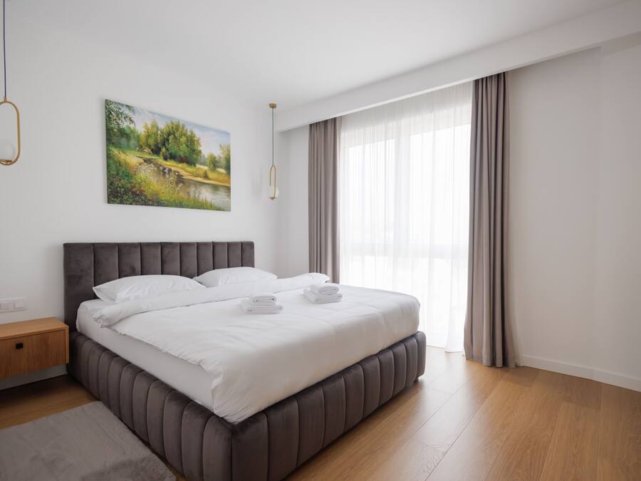 Apartamento Superior | Roupa de alta qualidade, camas de colchão viscoelástico