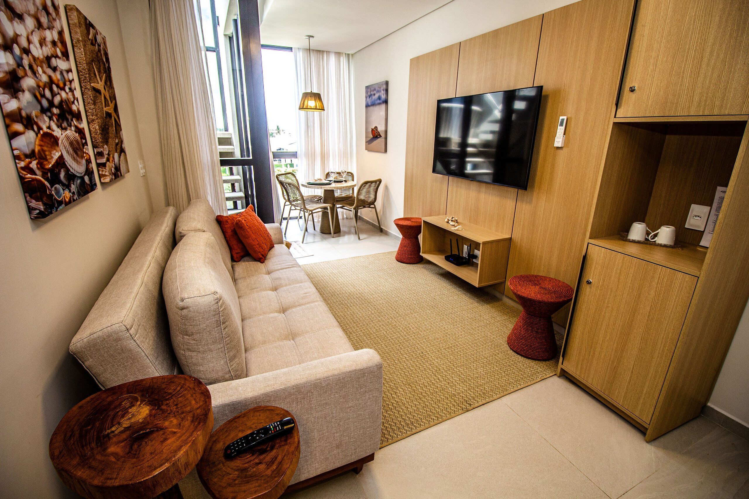 Apartamento | Área de estar | TV