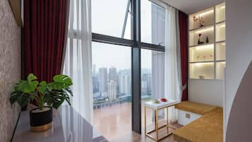 Quarto casal clássico, vista para o rio | Vista do quarto