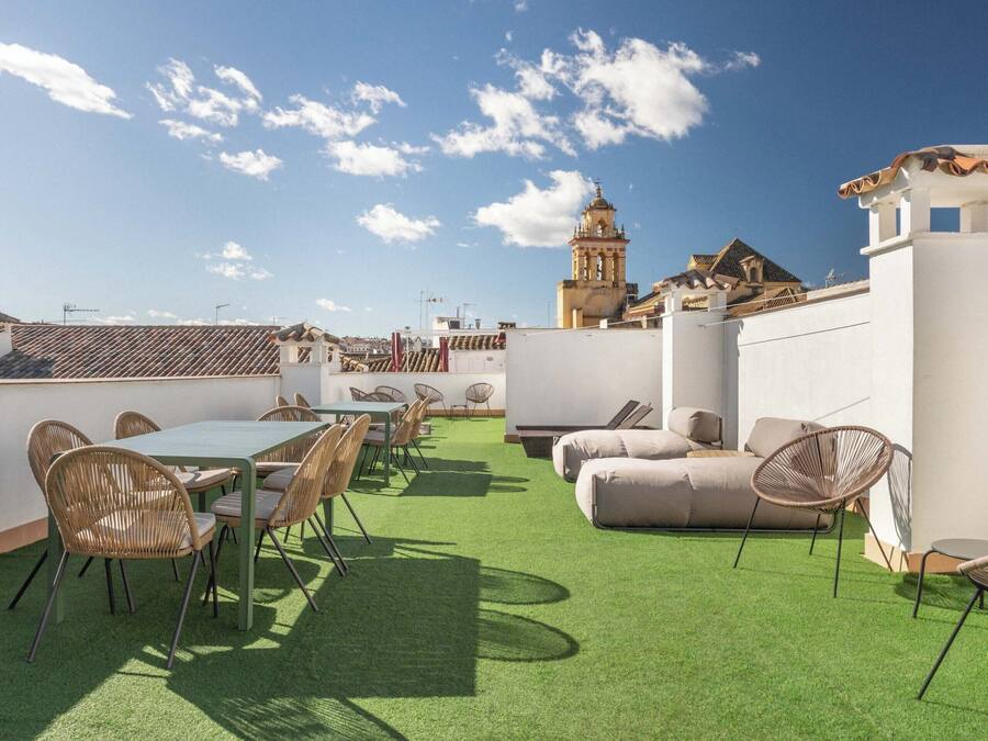 Terraço no piso superior