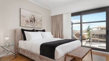 Apartamento, vista para a montanha | 4 quartos, lençóis de algodão egípcio, roupa de alta qualidade