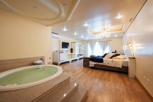 Suíte presidencial | Frigobar, quartos à prova de som, Wi-Fi de cortesia, roupa de cama